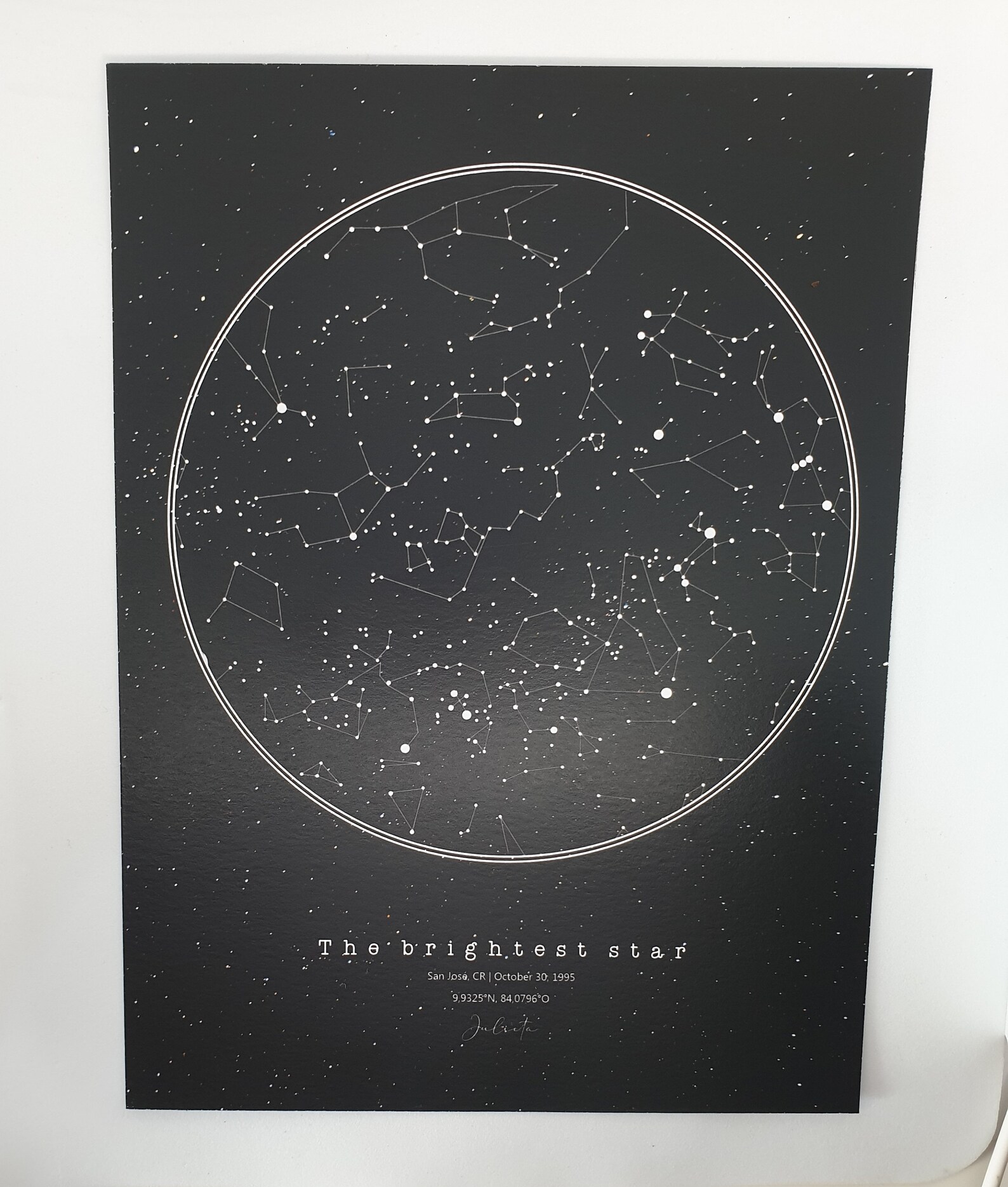 Star Map Custom Star Map Birth Custom Star Map Birthday Star Map ...