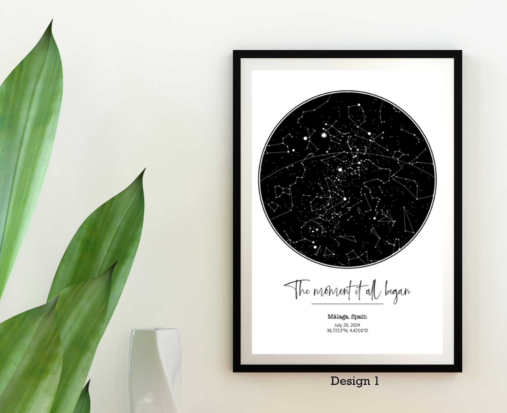 Star Map Custom Star Map Birth Custom Star Map Birthday Star Map ...