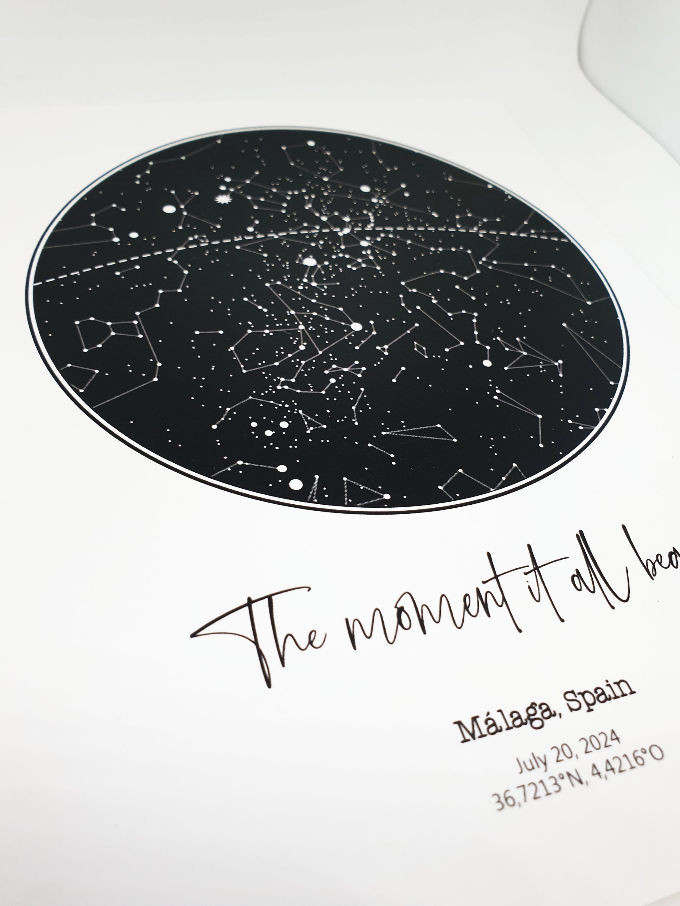 Star Map Custom Star Map Birth Custom Star Map Birthday Star Map ...