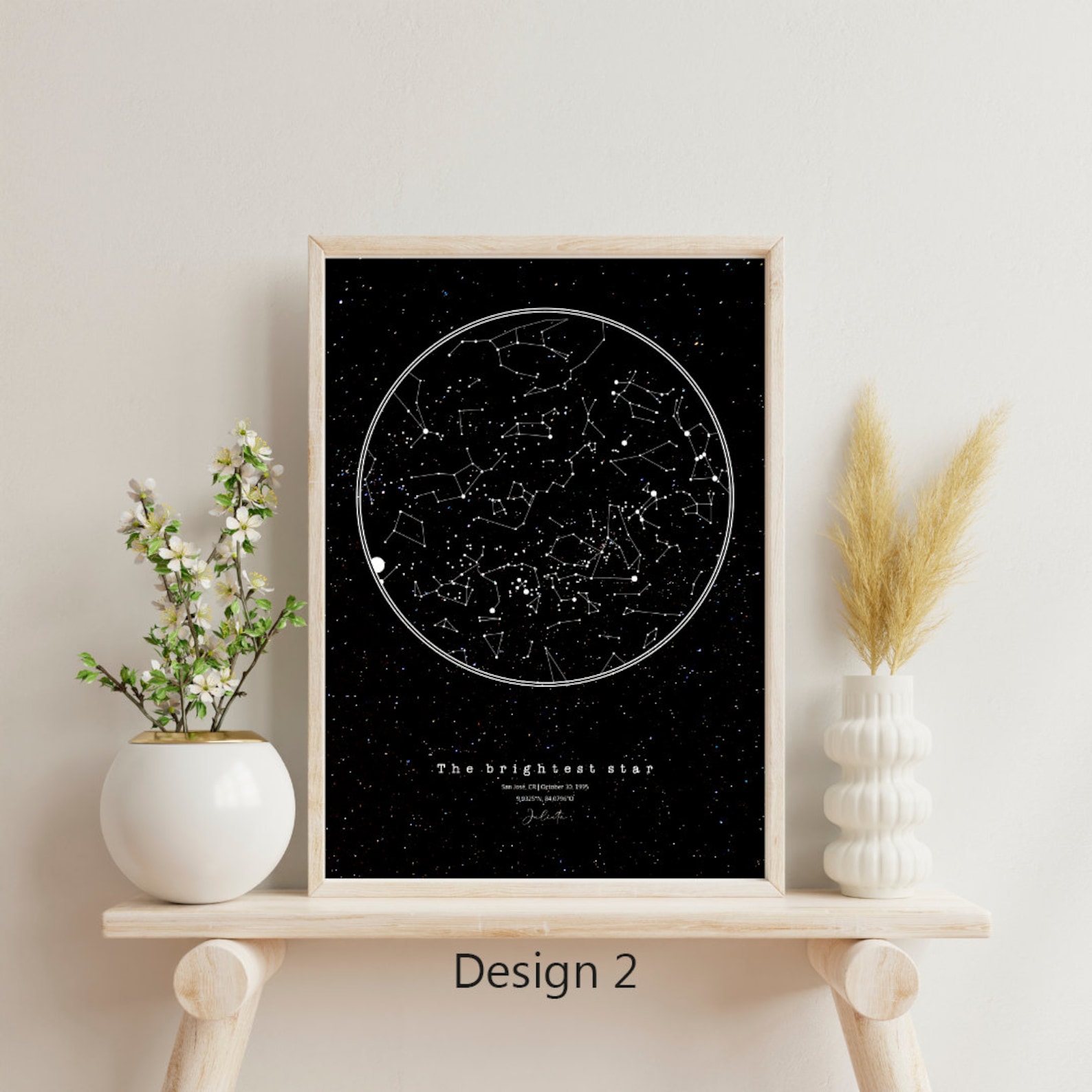 Star Map Custom Star Map Birth Custom Star Map Birthday Star Map ...
