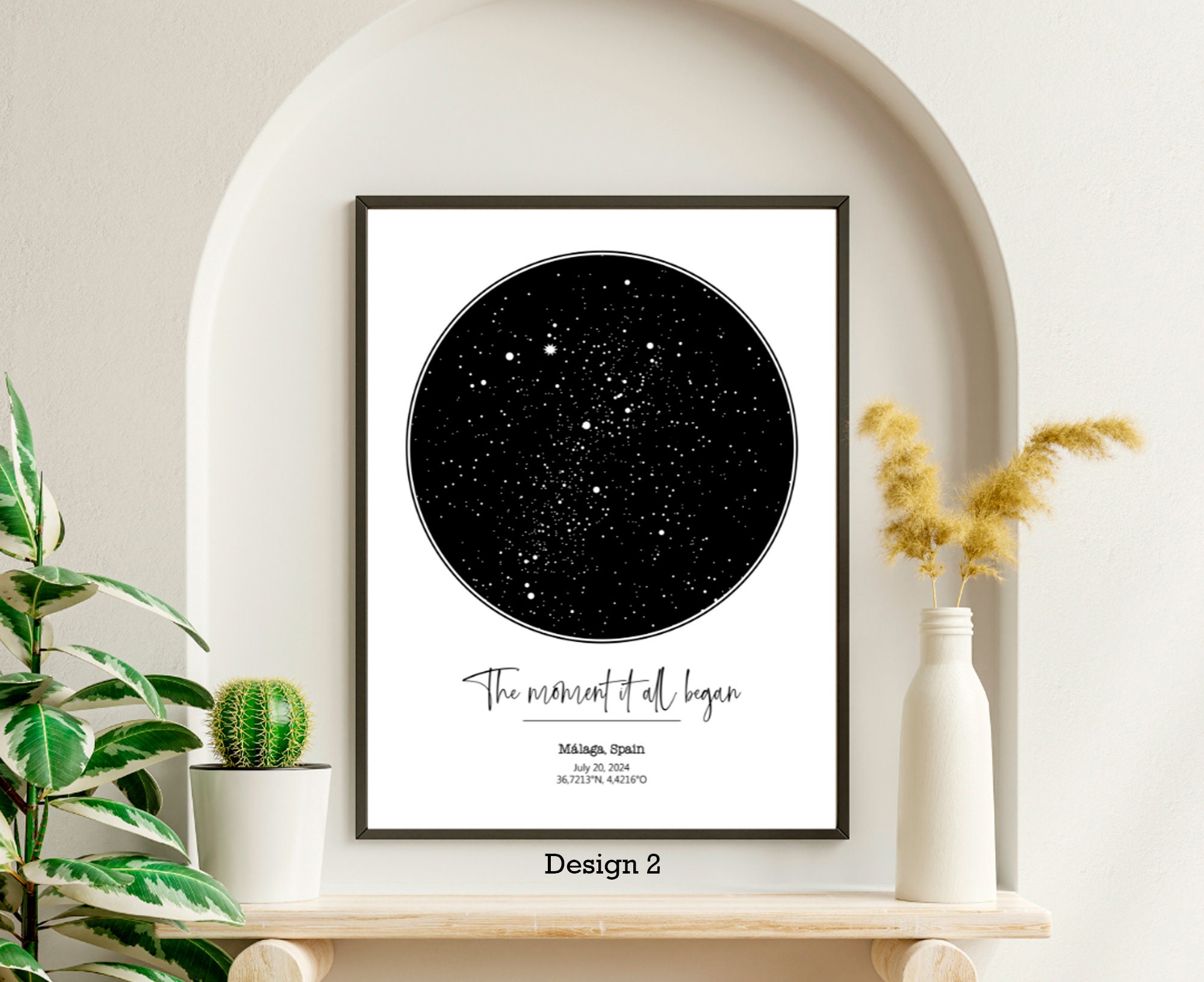 Star Map Custom Star Map Birth Custom Star Map Birthday Star Map ...