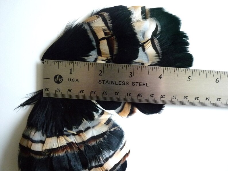 FEATHER PADS/Black and Natural / 90 . A | Etsy