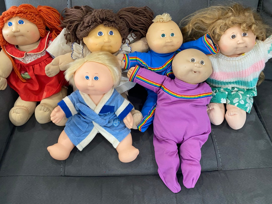 6 Vintage Cabbage Patch Dolls - Etsy