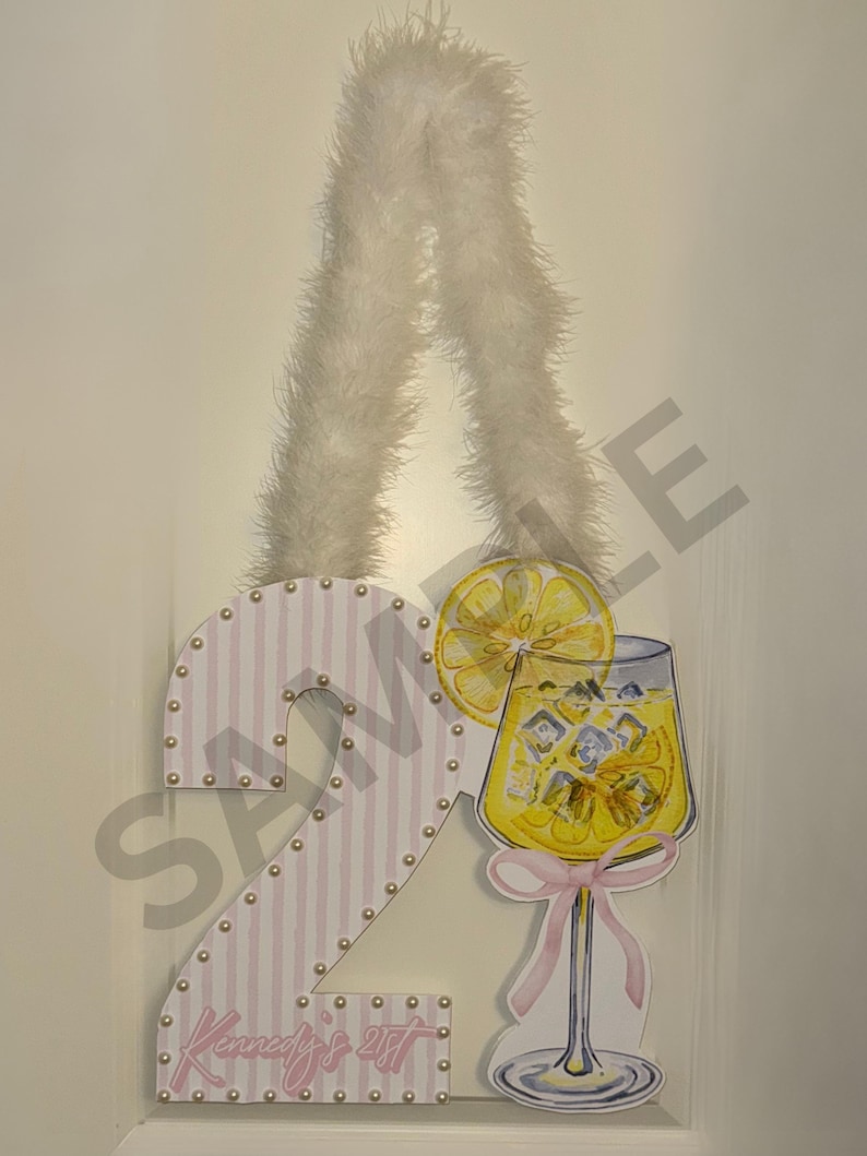 Custom 21 Birthday Sign - Printable - Made-to-order - Etsy