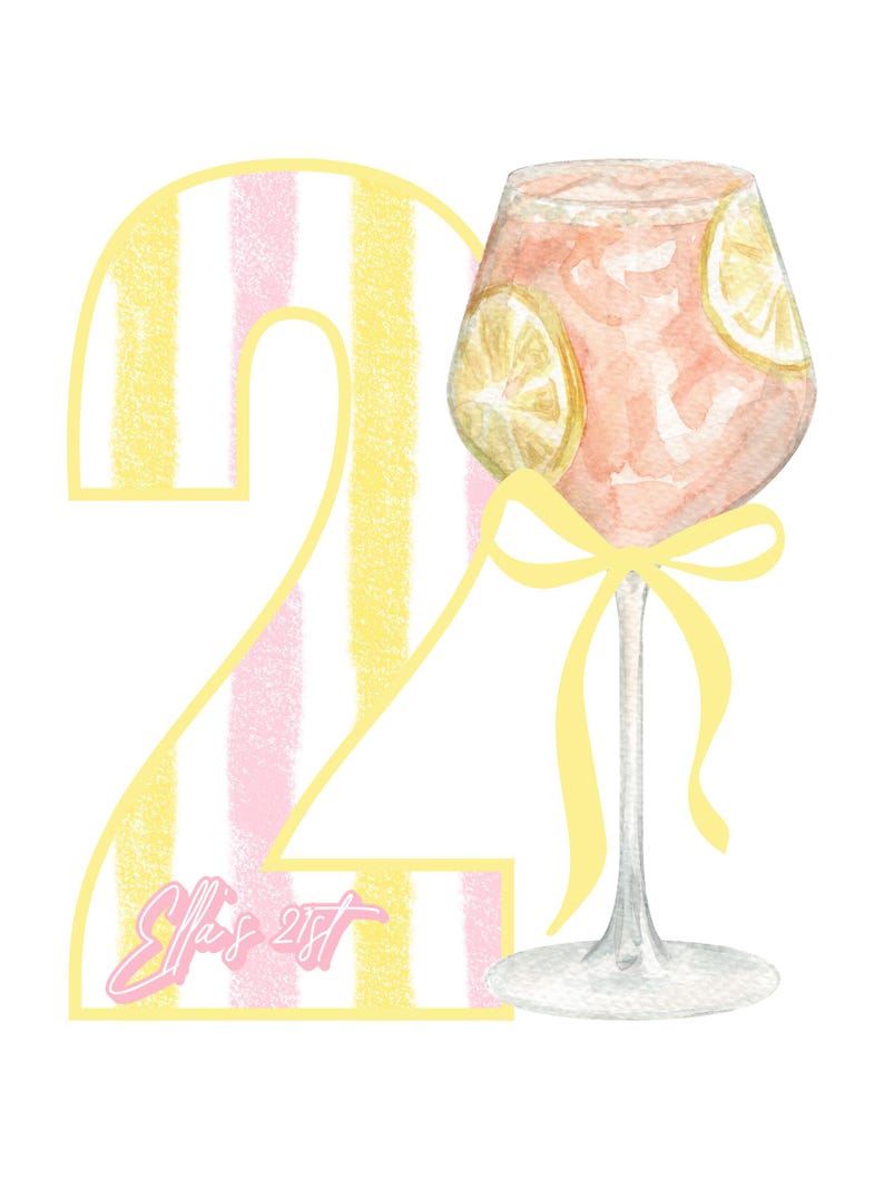 Custom 21 Birthday Sign - Printable - Made-to-order - Etsy