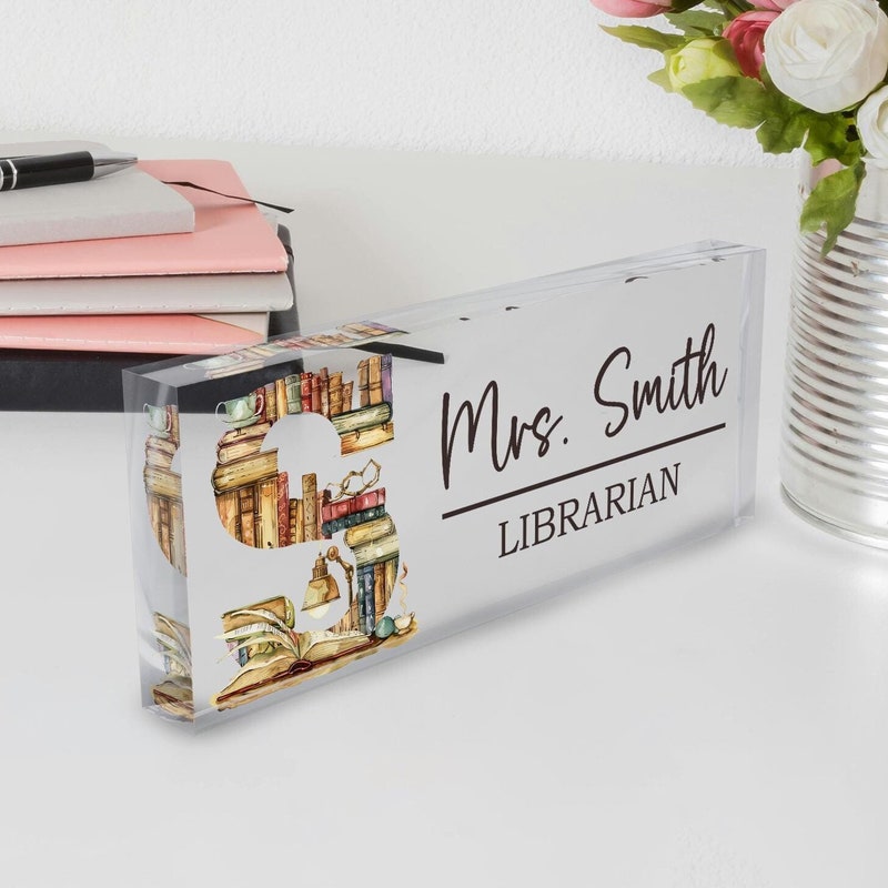 Book Name Plate - Etsy