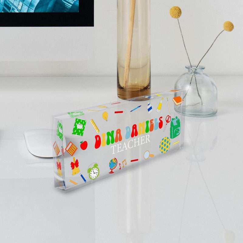 Teacher Desk Decal - Etsy