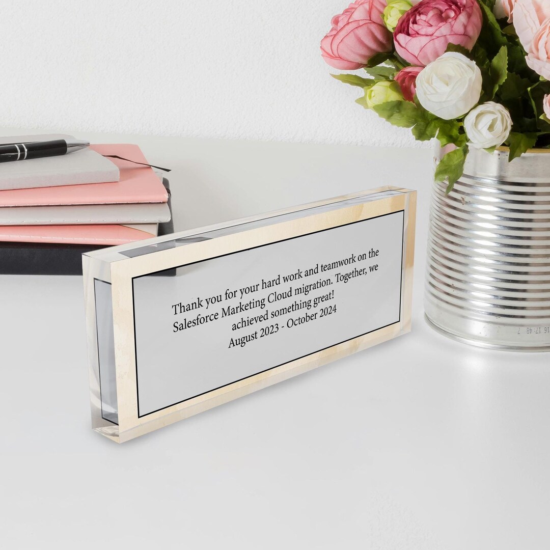 Custom Job Gift Gift for New Job Custom Text Trophy Award Custom Trophy ...