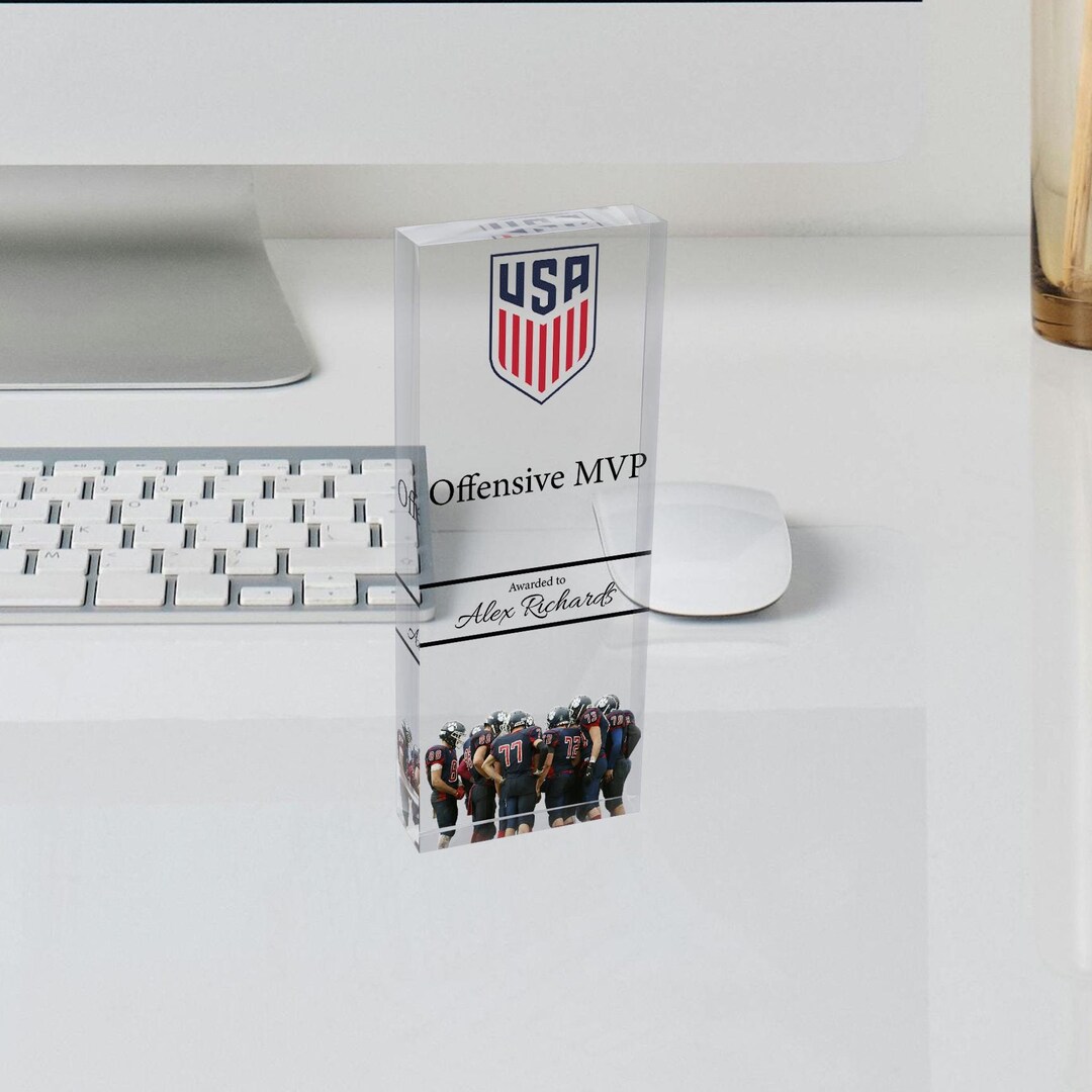 Custom Sports Team Plaque, Corporate Trophy Award, Sports Team ...