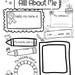 All About Me Sheets/printable Worksheets for Prek-5/student Printable ...