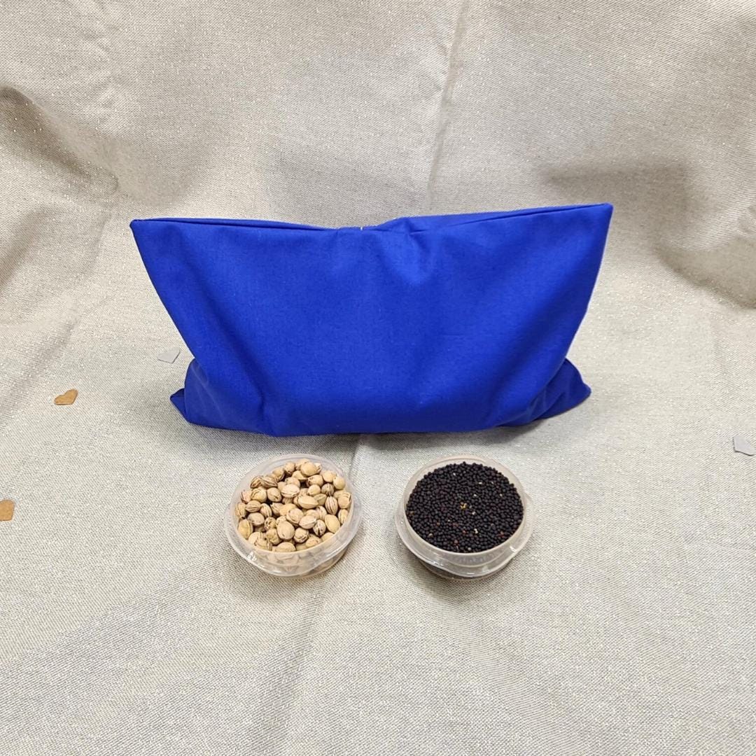 Uni-collection Royal Blue Heat Pack With Washable Outer Cover for Warm ...