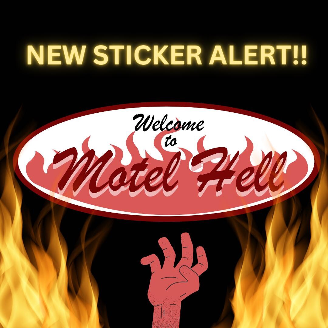 MOTEL HELL Shop Sticker - Etsy