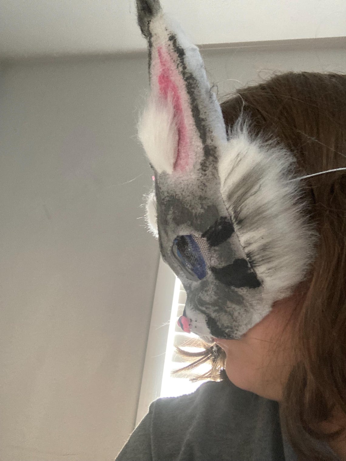 A Gray Tabby Cat Mask - Etsy