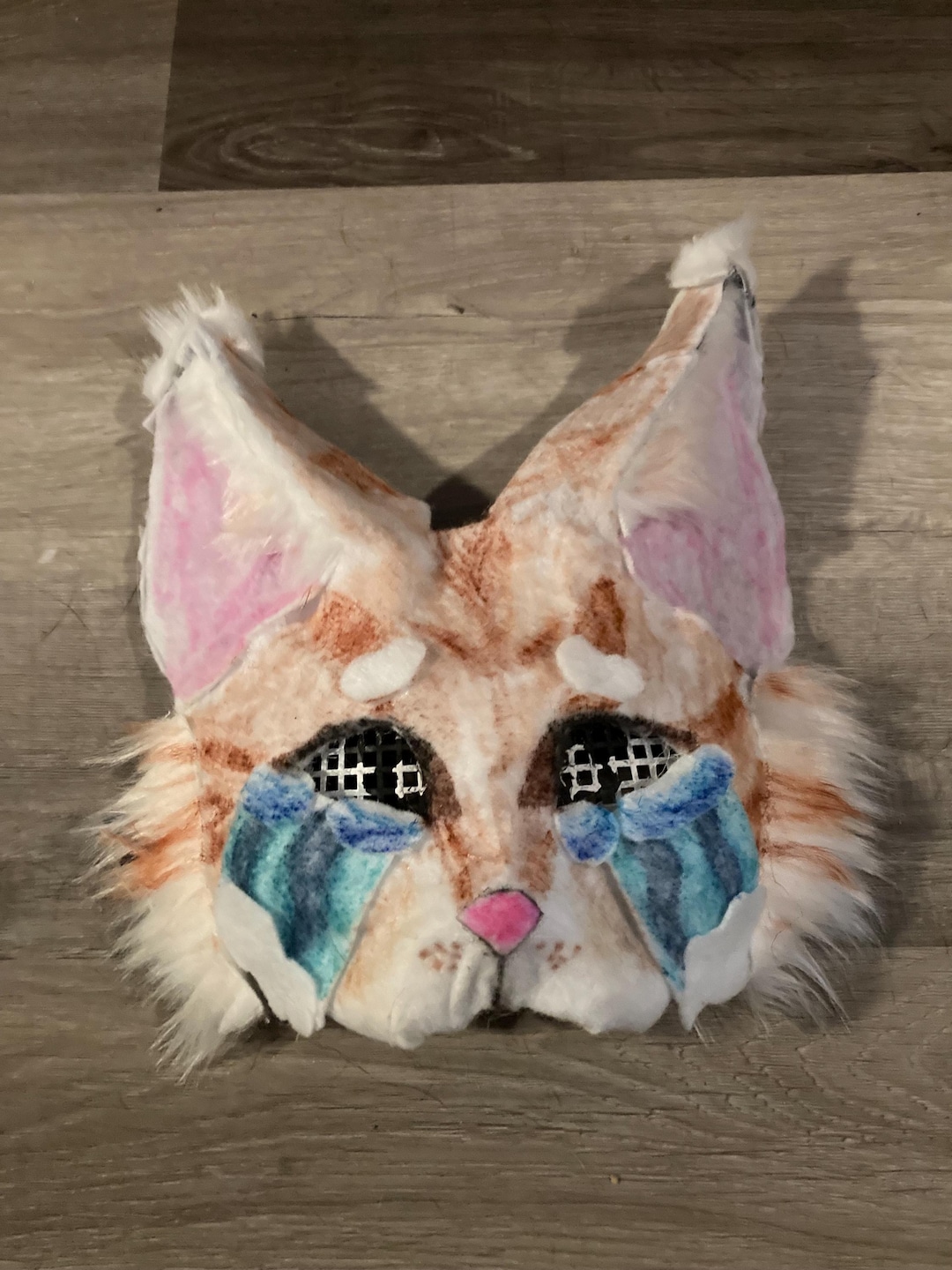 Orange Tabby Cat Mask - Etsy