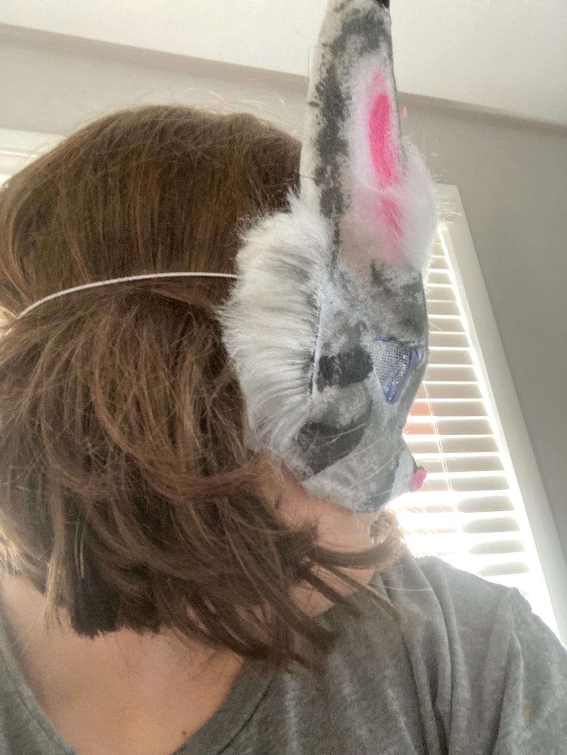 A Gray Tabby Cat Mask - Etsy