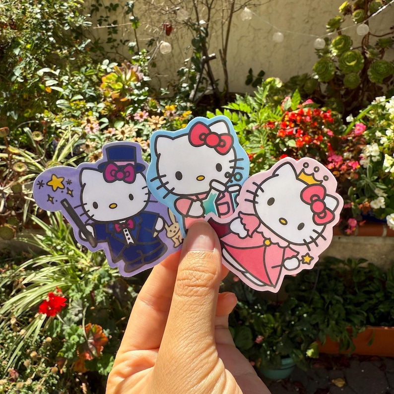Hello Kitty Careers Sticker Pack | Hello Kitty Jobs - Etsy
