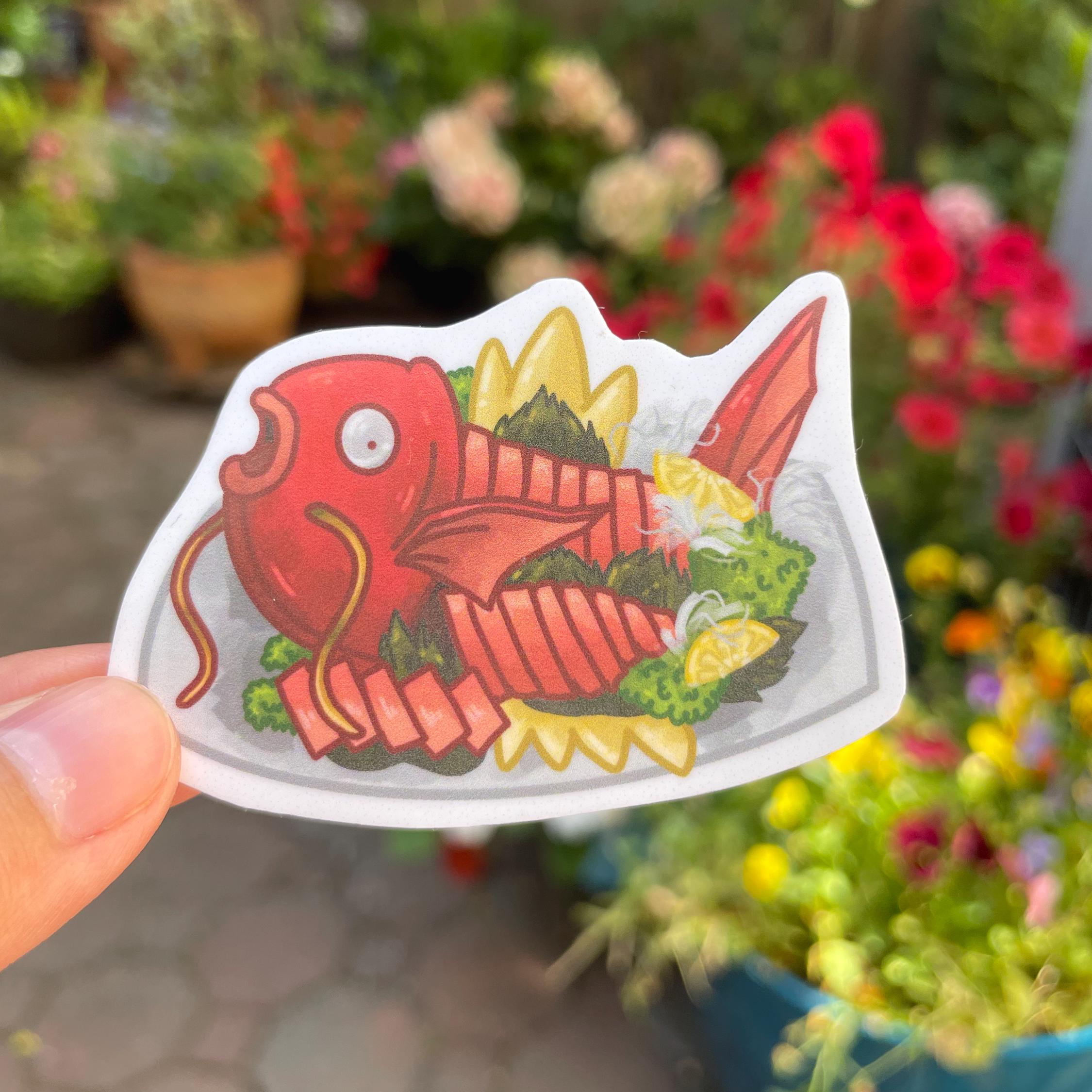 Magikarp Pokemon Vinyl Sticker | Pokemon Sticker | Magikarp - Etsy