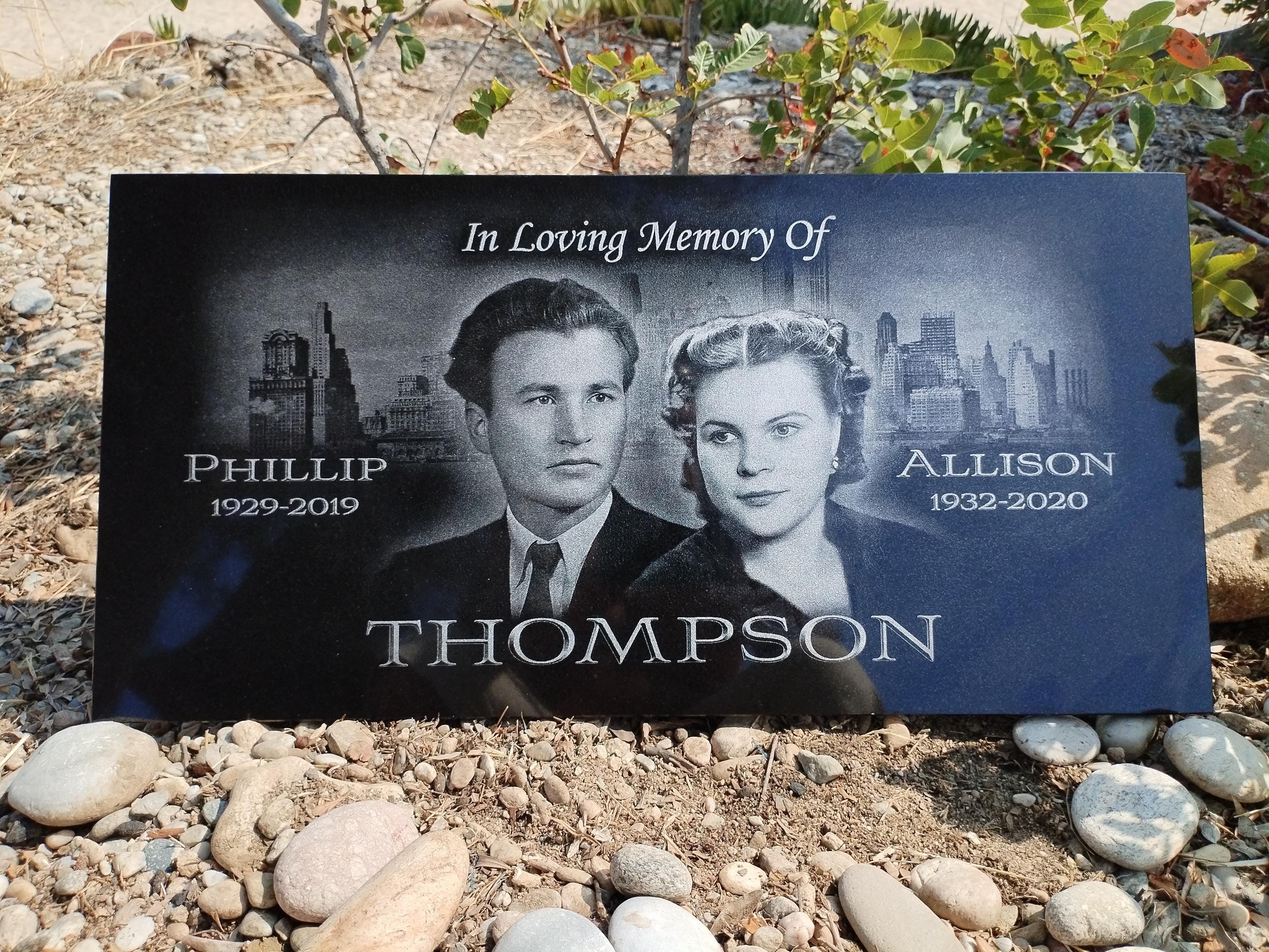 Human Headstone, Granite Headstone, Diamond Engraved - Etsy