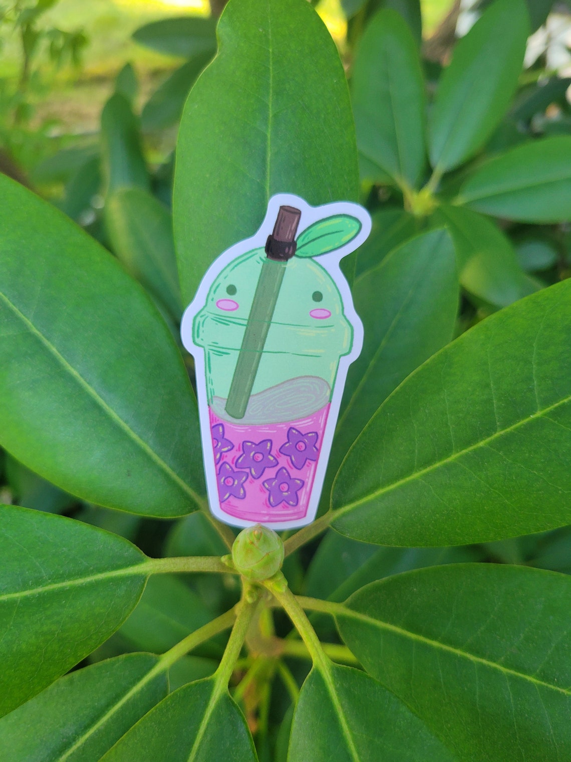 Stardew Valley Junimo Stardrop Boba Tea Handmade Custom Sticker - Etsy