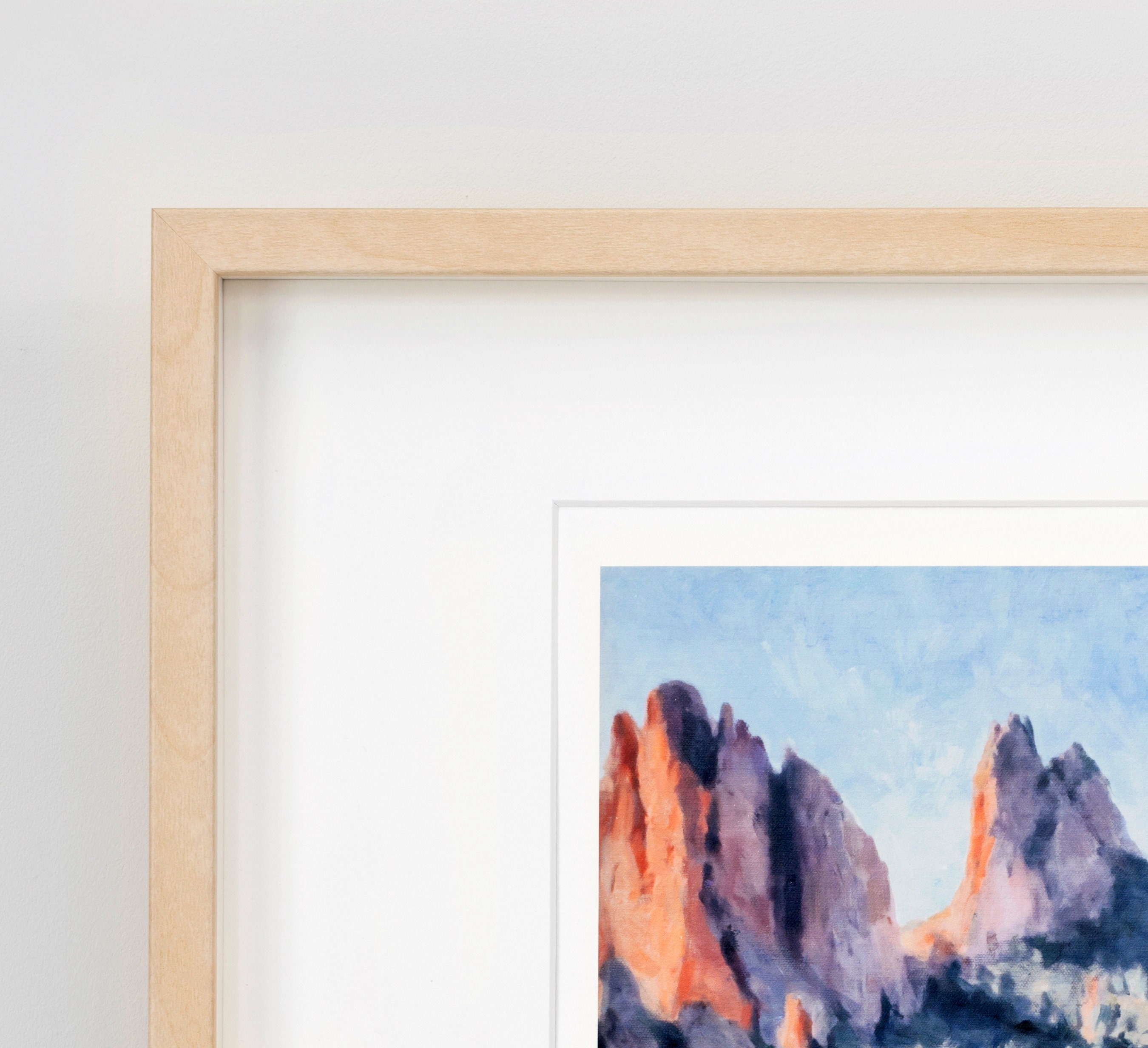 Garden of the Gods Red Rocks Landscape Painting Archival | Etsy