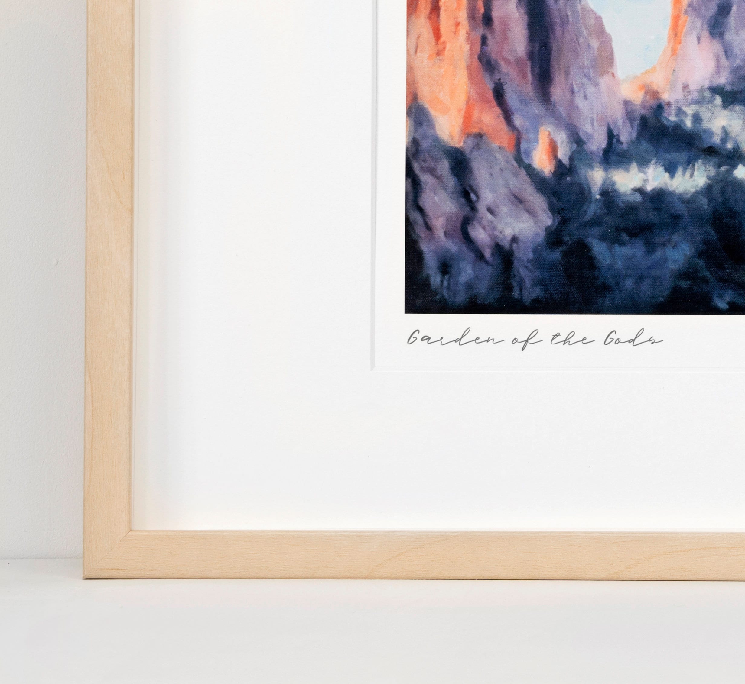 Garden of the Gods Red Rocks Landscape Painting Archival | Etsy