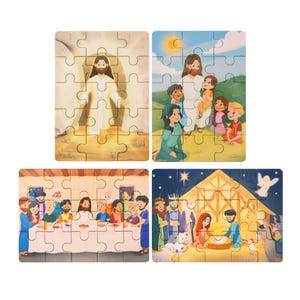 NEW TESTAMENT Christian Bible Religious Toys for Kids Church Activity ...