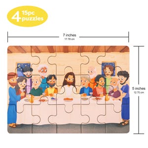 NEW TESTAMENT Christian Bible Religious Toys for Kids Church Activity ...