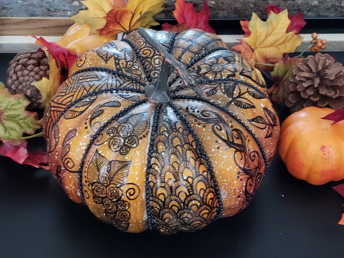 Doodle Pumpkins, Pattern, Doodling, Decorative Pumpkins, Halloween ...