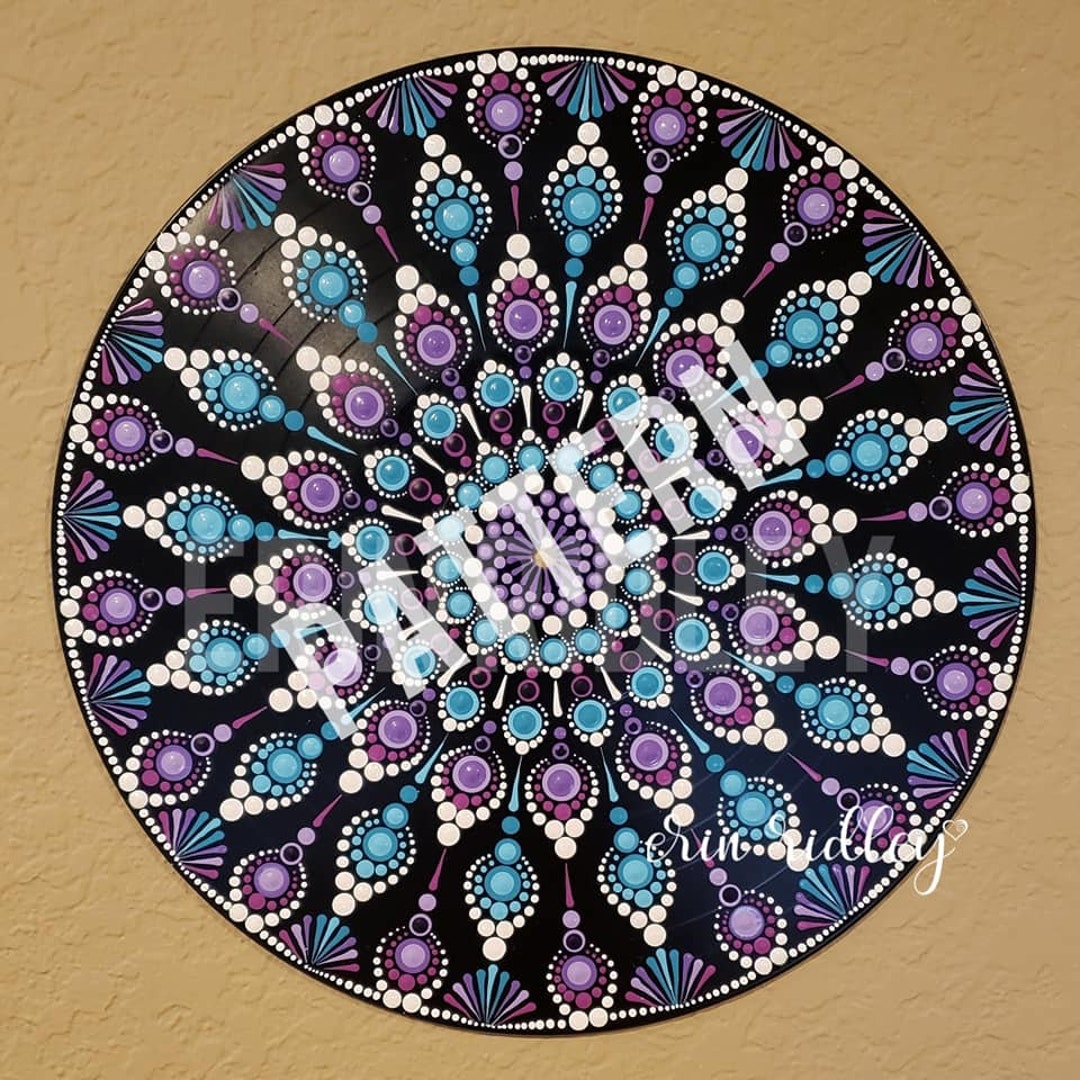 Moonlight Sonata, Pattern, Dotting Tutorial, Dot Painting Instructions ...