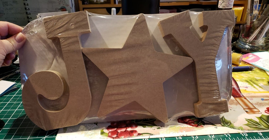 JOY Pattern Dotting Pattern Christmas DIY Mandala - Etsy