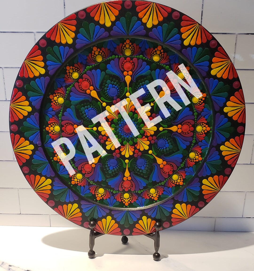 Color My World, Pattern, Dot Mandala Pattern, Dotting Instructions, How ...