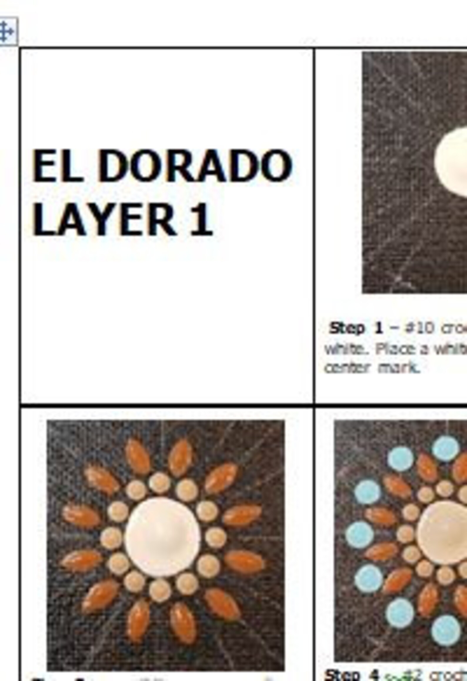 El Dorado Pattern Dotting Pattern Mandala Pattern Dotting | Etsy