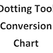 Dotting Tool Conversion Chart, Tool Comparison, Dotting Tool Comparison ...