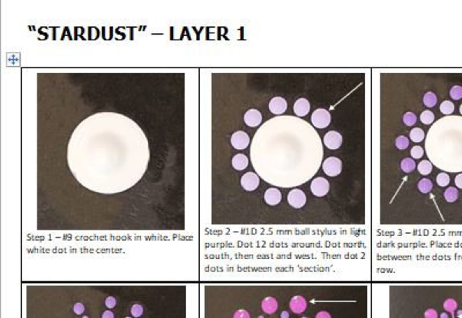 Stardust Pattern Dotting Pattern Mandala Pattern Dot - Etsy