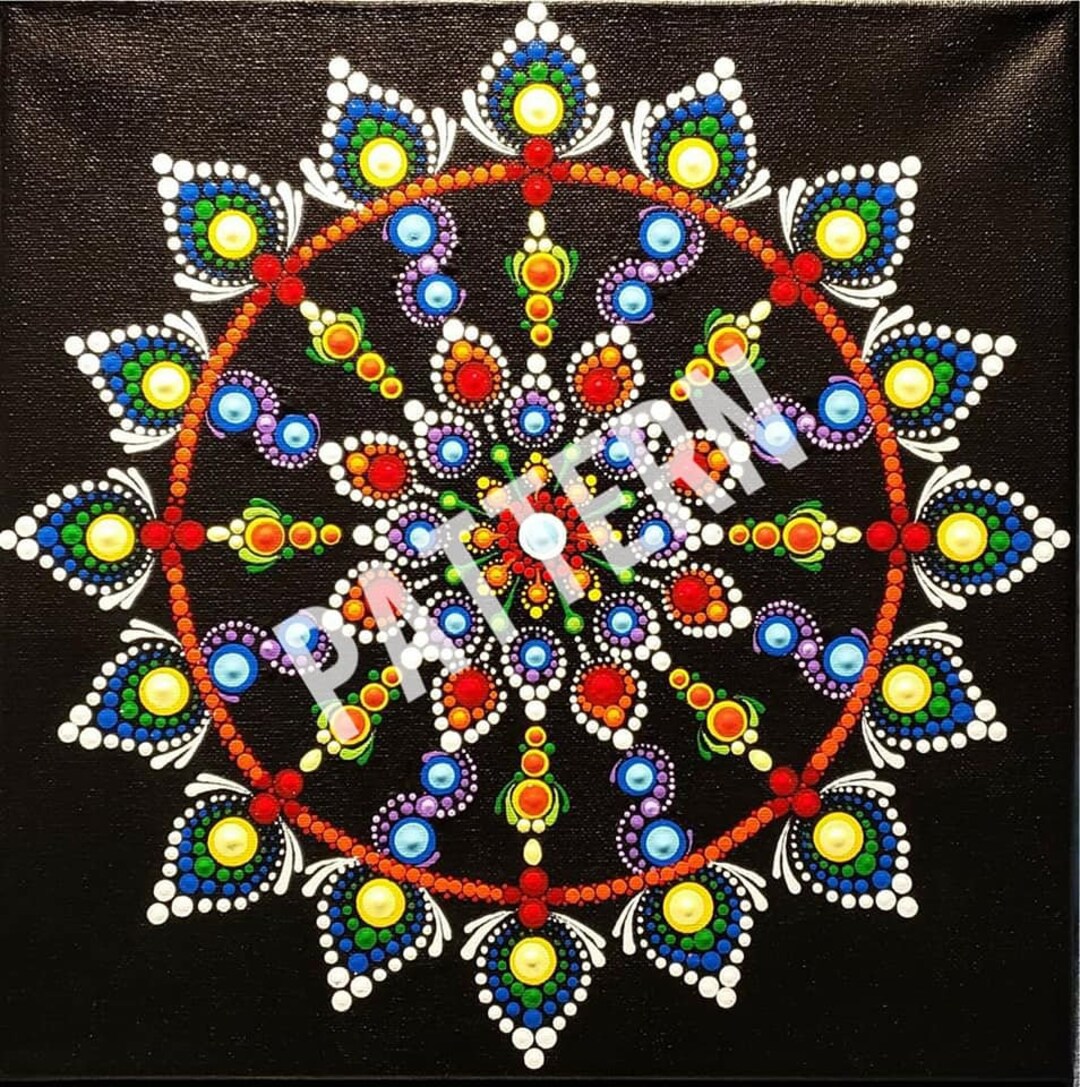 Carousel, Master Class, Dotting Pattern, Dotting, How to Dot, Conversion Chart, Tool Chart ...