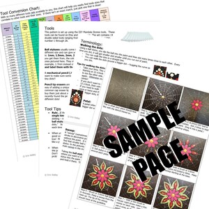 Napa Valley, Dotting Pattern, Master Class, Dotting, How to Dot, Conversion Chart, Tool Chart ...