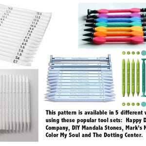 Blue Bayou, Pattern, Tutorial, Step by Step, Dotting Pattern, Dot Mandala Tutorial, Dotting ...