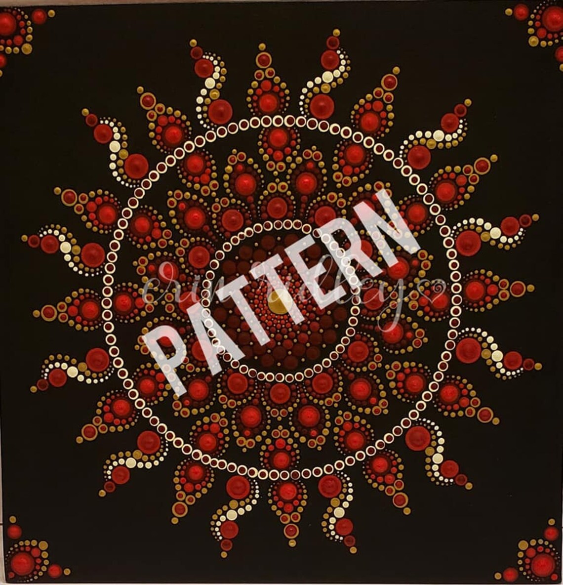 Sol Rojo Pattern Instructions Dotting Pattern Dot - Etsy
