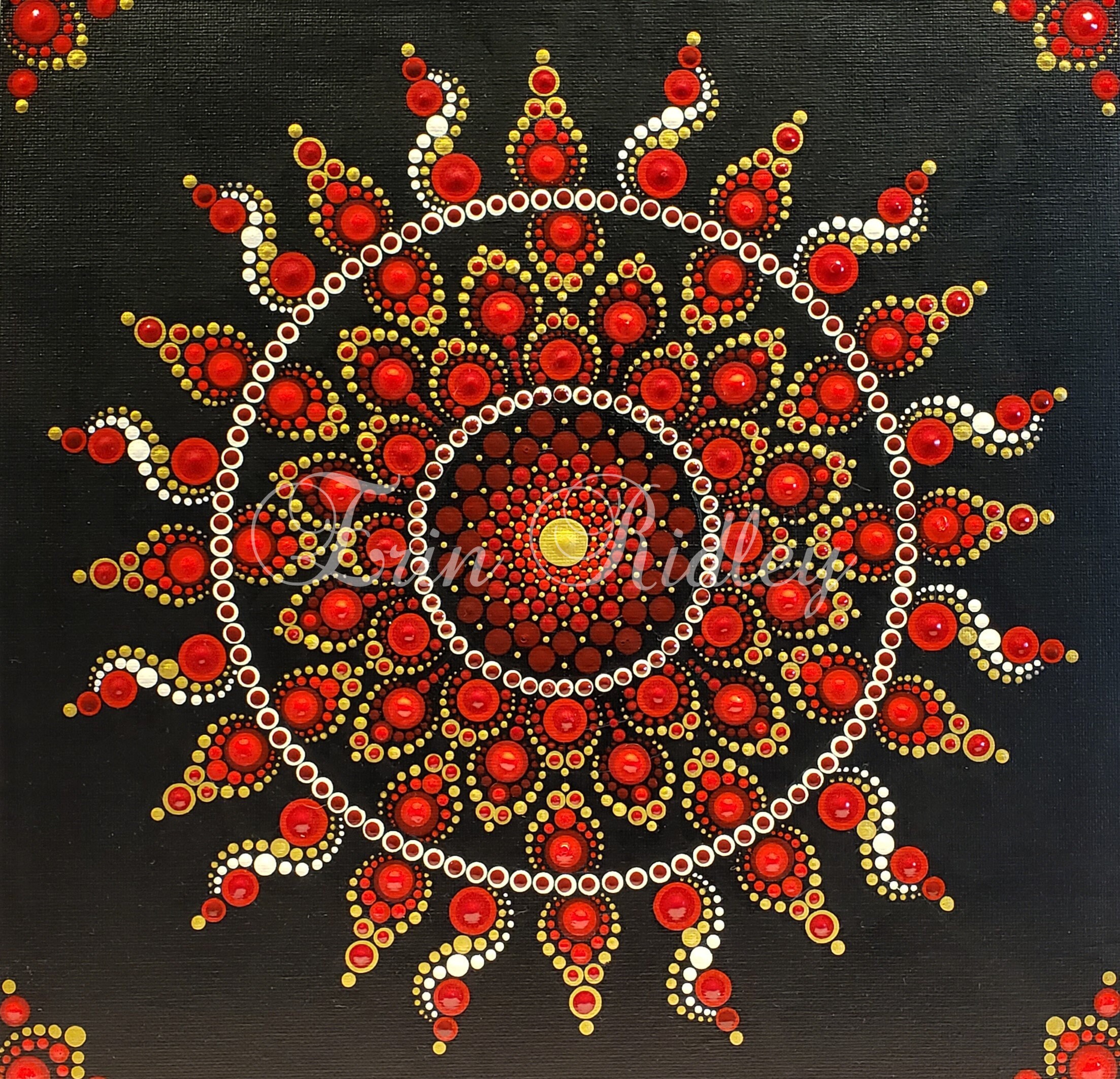 Sol Rojo Pattern Instructions Dotting Pattern Dot - Etsy Canada