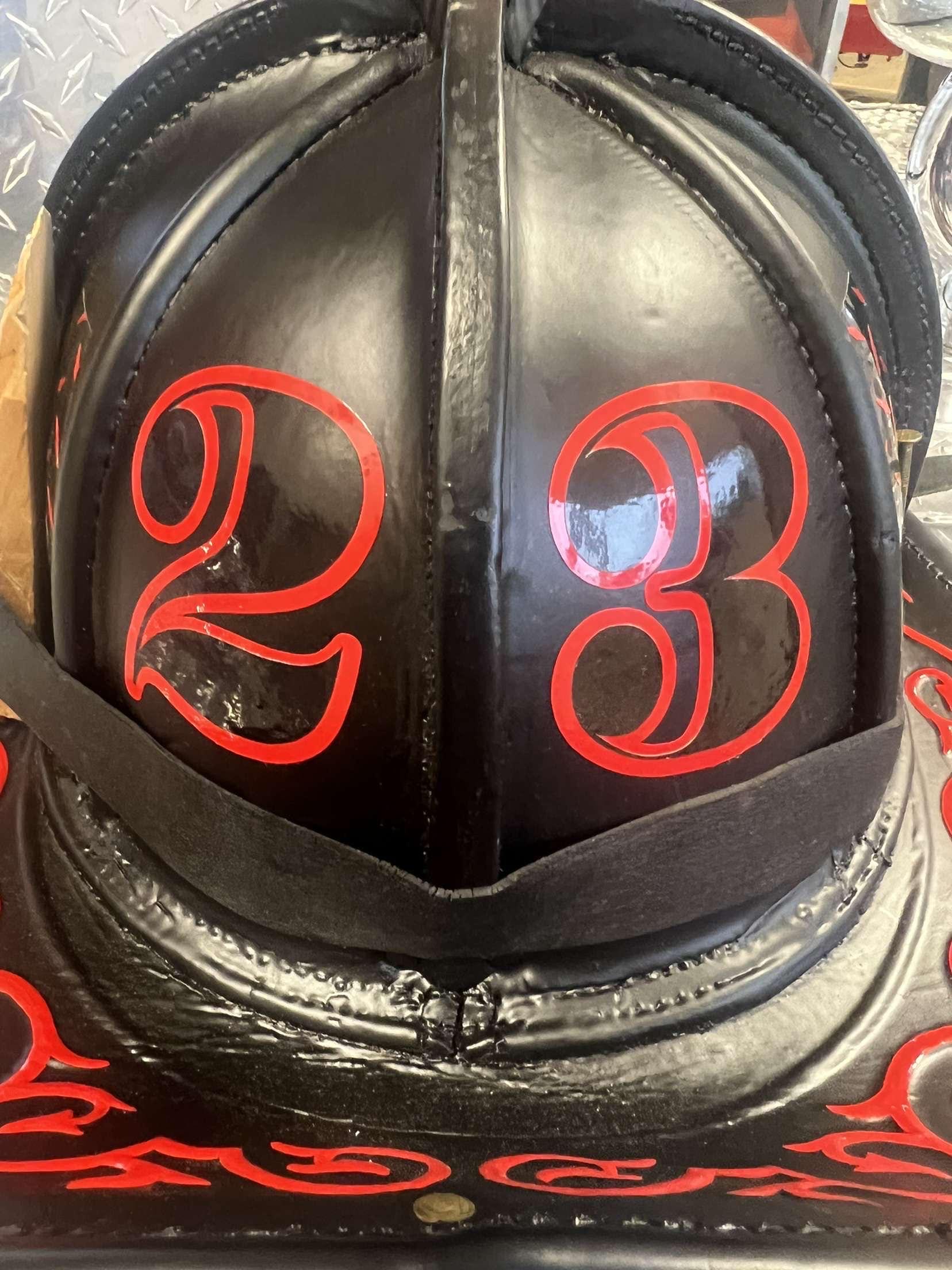 Fire Helmet Number Stickers - Etsy