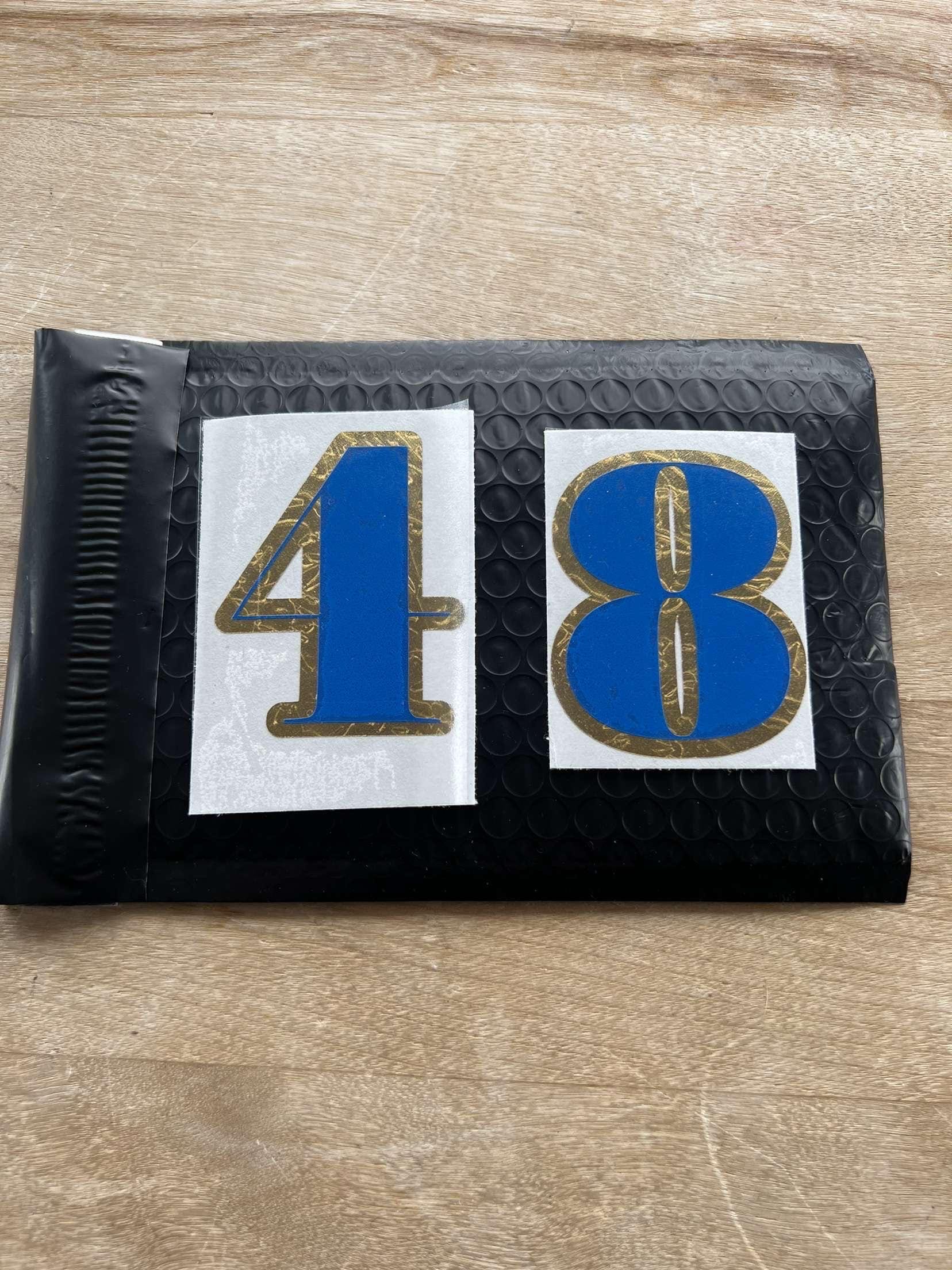 Fire Helmet Number Stickers - Etsy