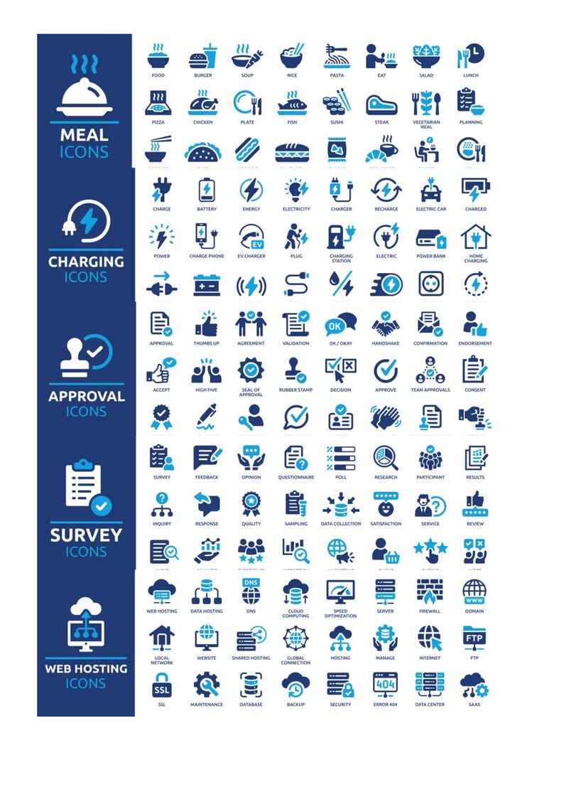 Business Icons Approx 3000 Mixed Icons for Powerpoint, Design, Brochure ...