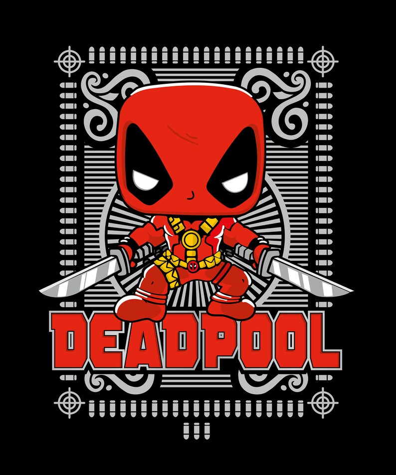 Deadpool Artwork, Sticker, Vector Bundle - Etsy