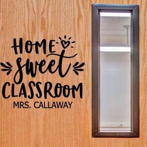 Personalized Name Classroom Door Vinyl Wall Decal School - Etsy