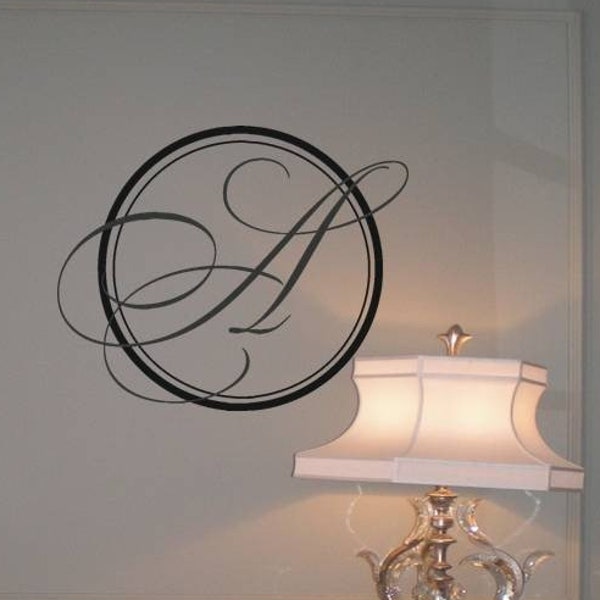 Monogram Wall Decals - Etsy