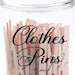 Clothes Pins Decal Sticker / Laundry Room Decor / Clothes Pins Label ...