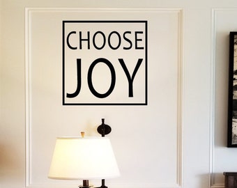 Joy Wall Decal | Etsy