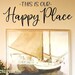 This is Our Happy Place Wall Decal, Foyer Welcome Wall Words, Entryway ...