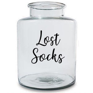 Lost Socks Label Decal / Laundry Room Decor / Lost Socks Label for ...