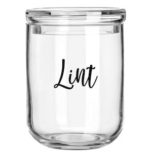 Lint Decal Label / Laundry Room Decor / Laundry Room Organization ...